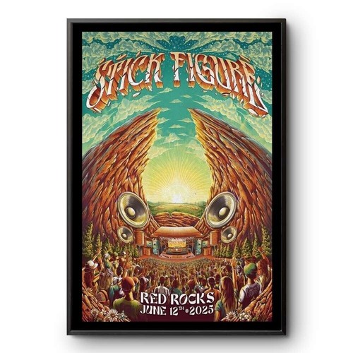 Poster!! Stick Figure June 12, 2025 Red Rocks Amphitheatre, Morrison ...