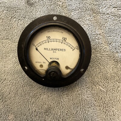 VTG Radio Panel Meter Weston 0-150 Milliamperes DC Me 671 | eBay