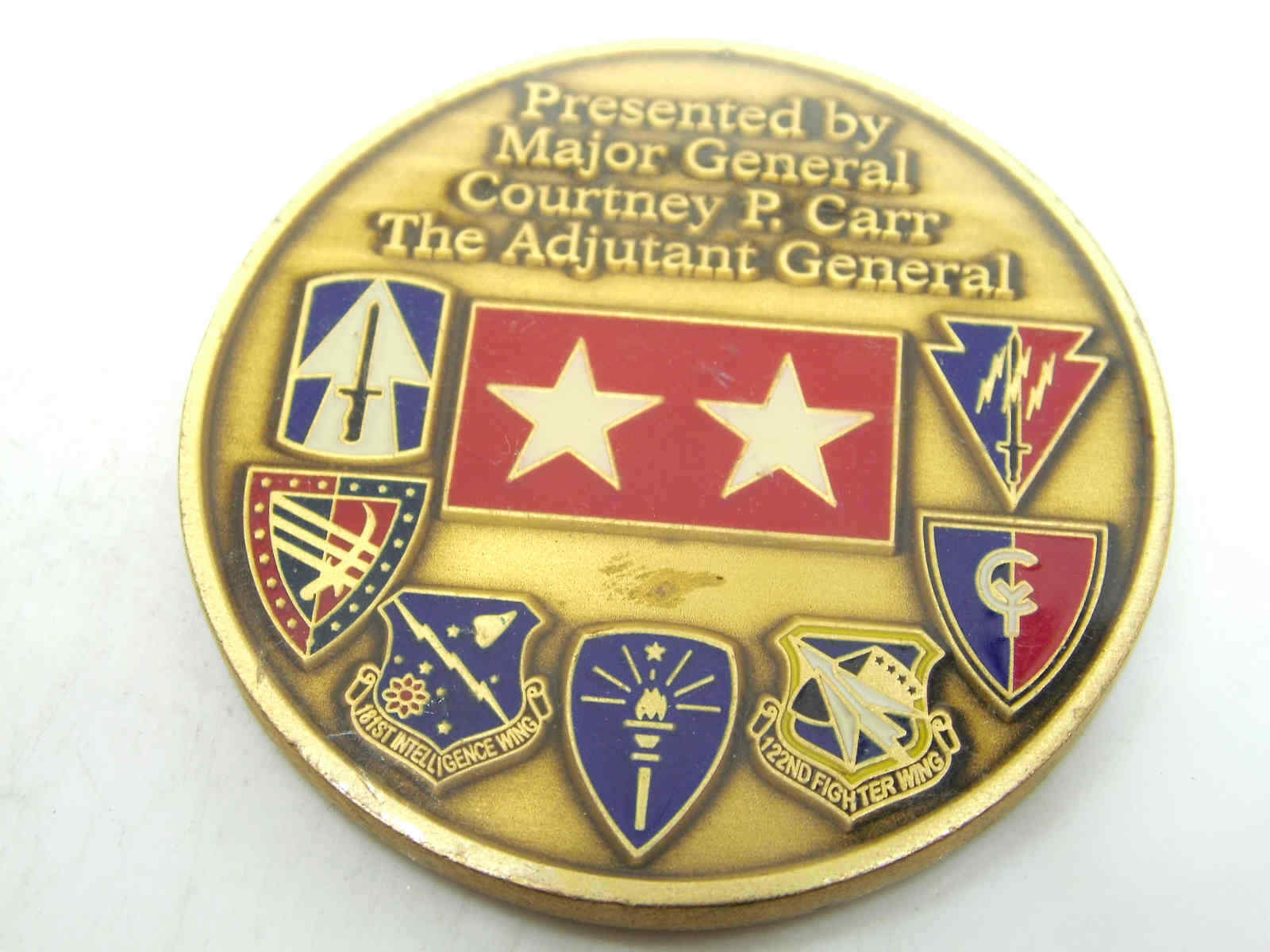 INDIANA NATIONAL GUARD ADJUTANT GENERAL CHALLENGE COIN | eBay