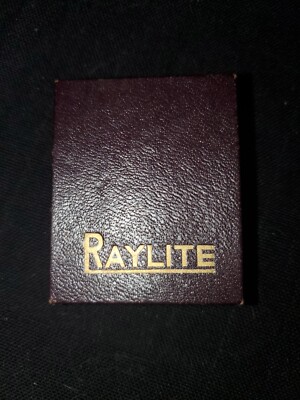 Vintage Raylite Chrome Deco Lighter NIB Box Collectible | eBay