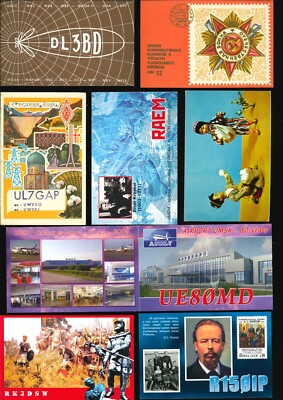 Lot of 80 Vintage Radio Cards QSL 1965 - 2011 USSR YUGOSL NETHERLAND ...