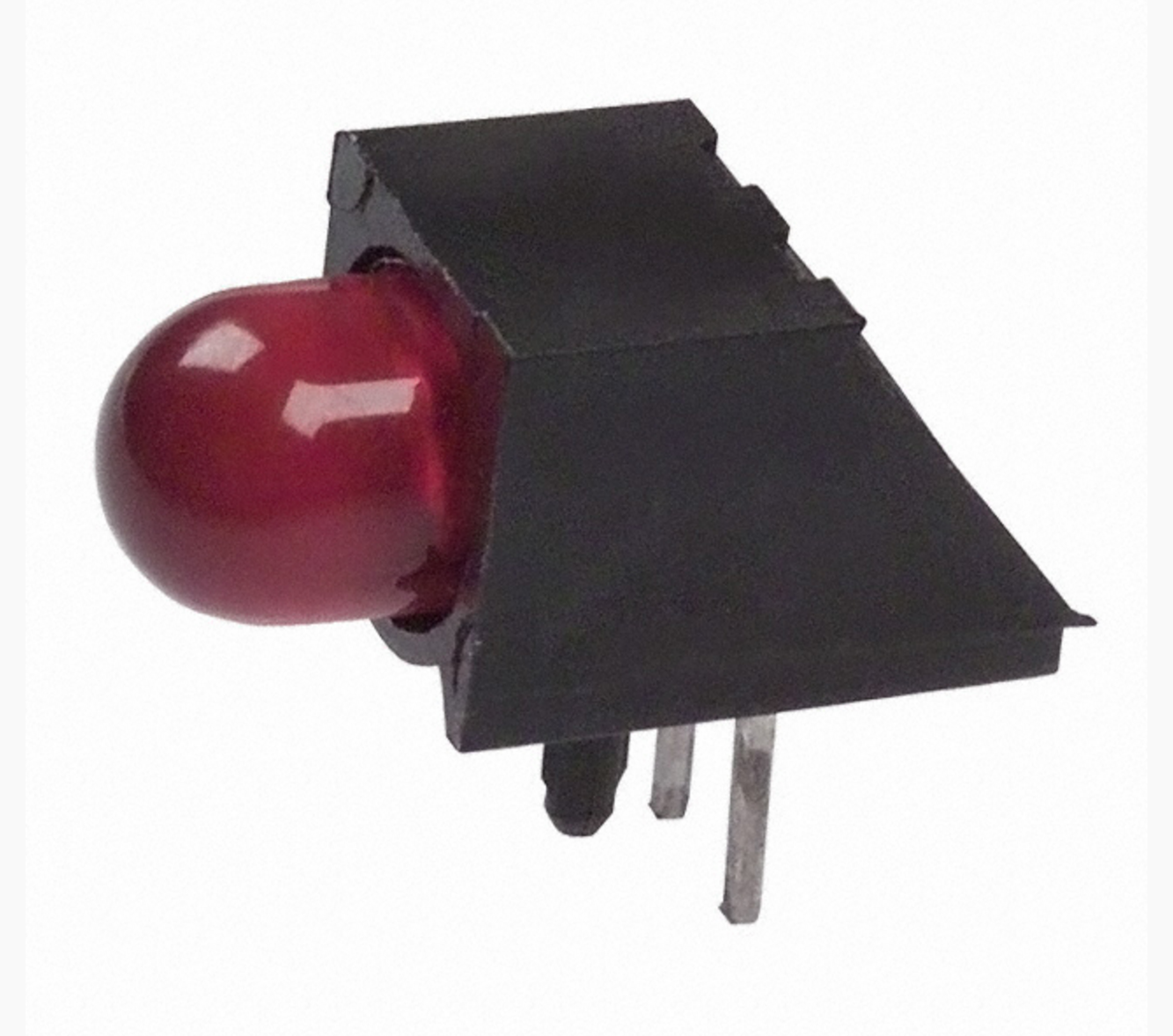 5 PCS VCC 5307H1 LED Circuit Board Indicator RED RIGHT ANGLE Tinted 2V ...