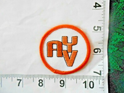 AYV logo patch Vintage iron on OR sew on EMBROIDERED PATCH FREE ...