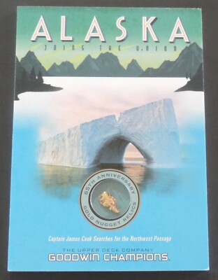 2024 UD GOODWIN CHAMPIONS CAPTAIN JAMES COOK REAL GOLD NUGGET #ED 02/20 ...