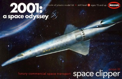 Moebius 1/72 2001: A Space Odyssey Orion III Space Clipper Plastic ...