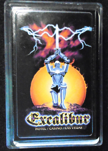 Vintage EXCALIBUR Playing Cards Las Vegas Hotel Casino 1970's | eBay
