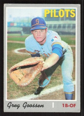 1970 TOPPS GREG GOOSSEN 271 GOOD BASEBALL SEATTLE PILOTS | eBay