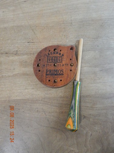 Primos Jackpot Slate Turkey Pot Call Wooden Pot | eBay