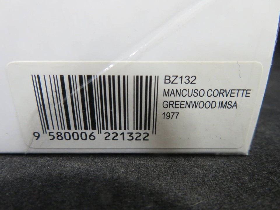 Bizarre 1/43 MANCUSO Corvette Greenwood IMSA1977 #76 | eBay UK