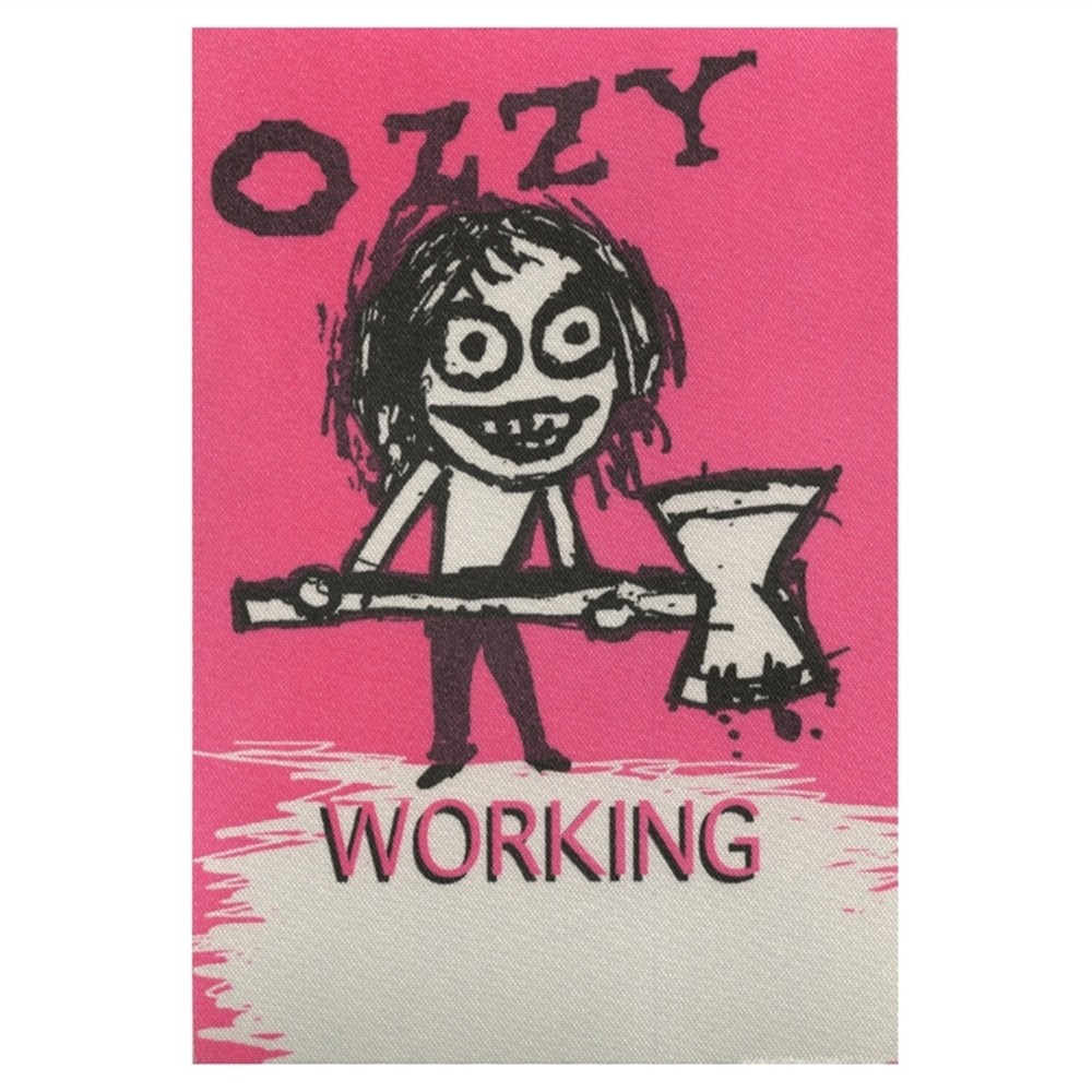 Ozzy Osbourne 1995 Ozzmosis concert tour Working Crew Backstage Pass ...