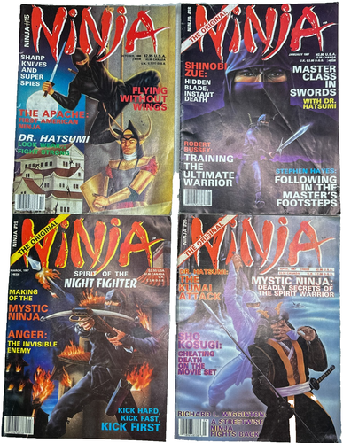 Condor Ninja Magazine 4 Issue Lot OS Multi 1986 1987 Posters Included ...