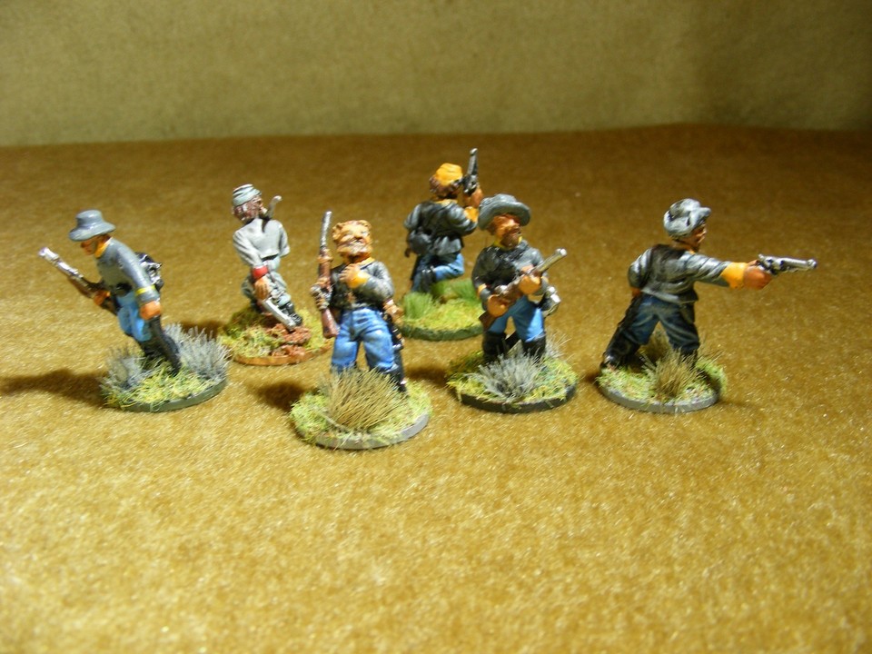 28mm ACW CONFEDERATE CAVALRY - MOUNTED SCOUTS & DISMOUNTED TROOPERS ...