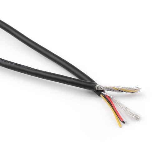 50ft UL2547 2 Core 26AWG Shielded Audio Headphone Signal Cable Wire | eBay