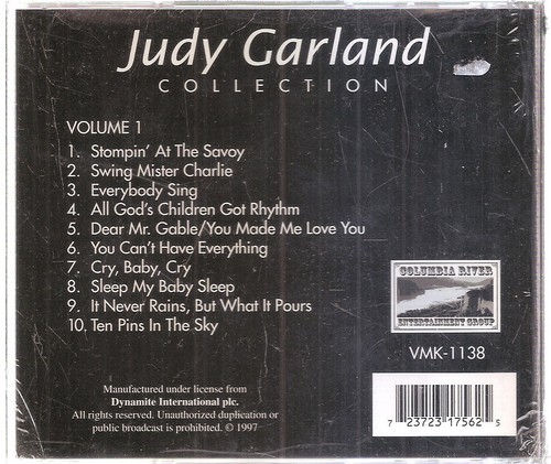 Buy Judy Garland Collection, Vol. 1 by Judy Garland (CD, Sep-1997 ...
