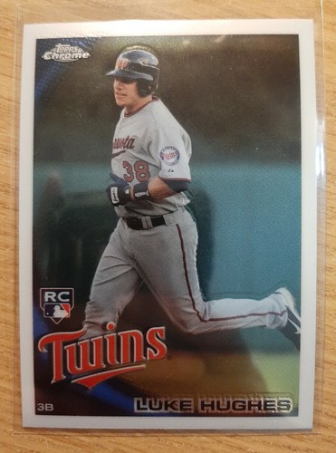 2010 TOPPS CHROME LUKE HUGHES ROOKIE #187 MINNESOTA TWINS | eBay