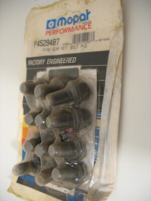 NEW GENUINE MOPAR PERFORMANCE P4529487 RING GEAR RET BOLT PACKAGE | eBay