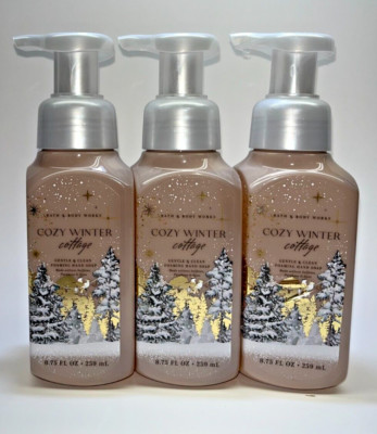 3 Cozy Winter Cottage Gentle Foaming Hand Soap Bath & Body Works 8.75 ...