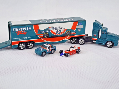 Racing Champions Jerry Nadeau First Plus 1/32 RACING TEAM TRANSPORTER ...