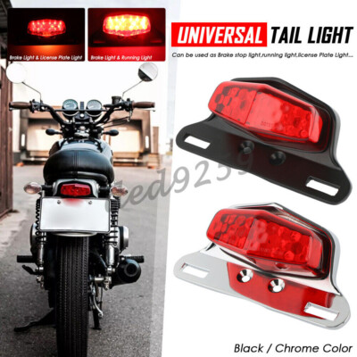 Motorrad Rücklicht Bremslicht Kennzeichenhalter Kennzeichenbeleuchtung ...