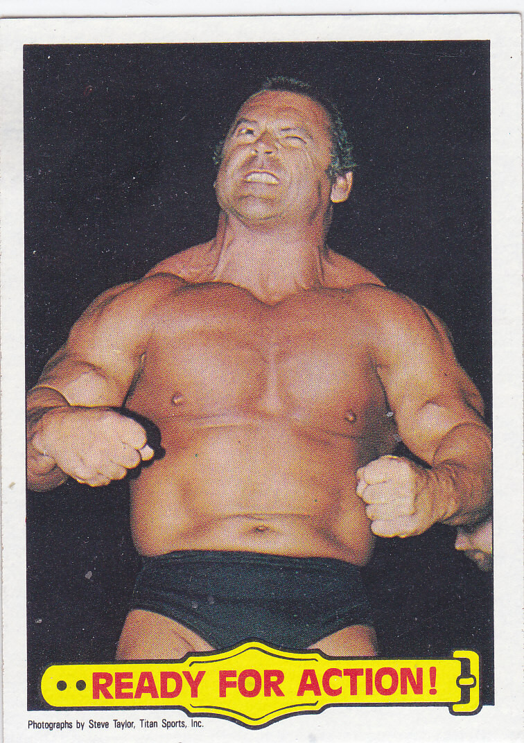 Ivan Putski 1985 Topps WWF #46 Ringside Action Ready For Action WWE | eBay