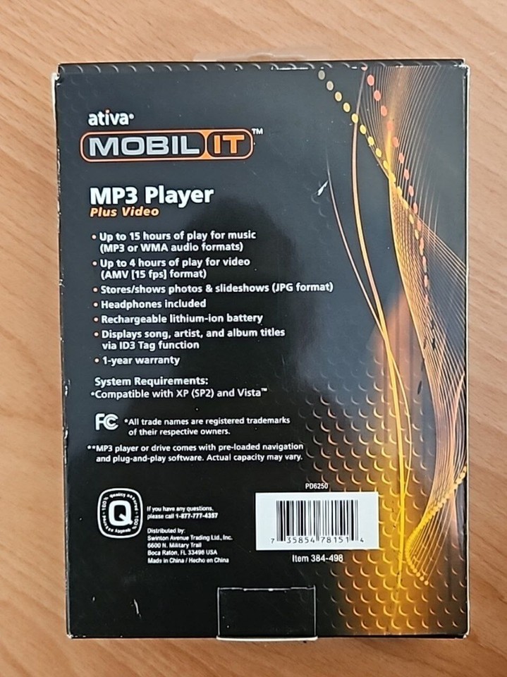 NEW ATIVA MP3 PLAYER PLUS VIDEO 2GB FM RADIO PLAYER SCHOOL SURPLUS | eBay