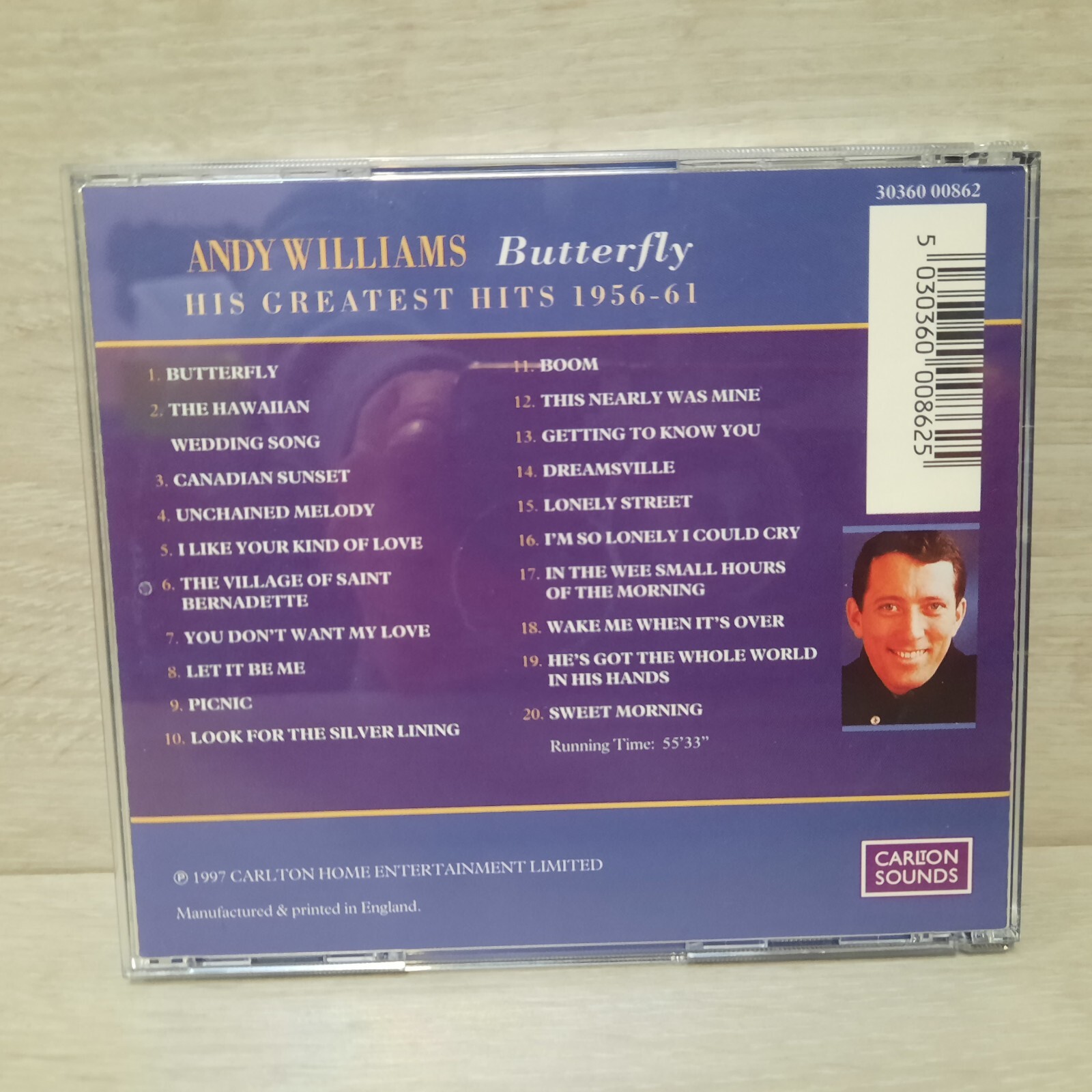 Andy Williams - Butterfly - His Greatest Hits 1956-61 - CD - 1997 ...