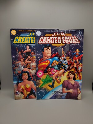 JLA: CREATED EQUAL Vol 1-2 Novel TPB B3 | eBay