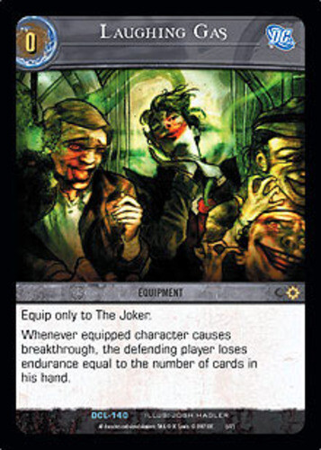 VS System: Laughing Gas - Foil [Played] DC Comics Legends TCG CCG ...