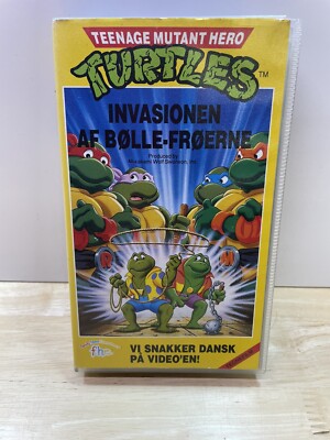 TMNT Invasion Of The Punk Rock Frogs VHS Teenage Mutant Ninja Turtles ...