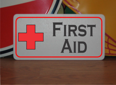 First Aid METAL SIGN 6"x12" | eBay
