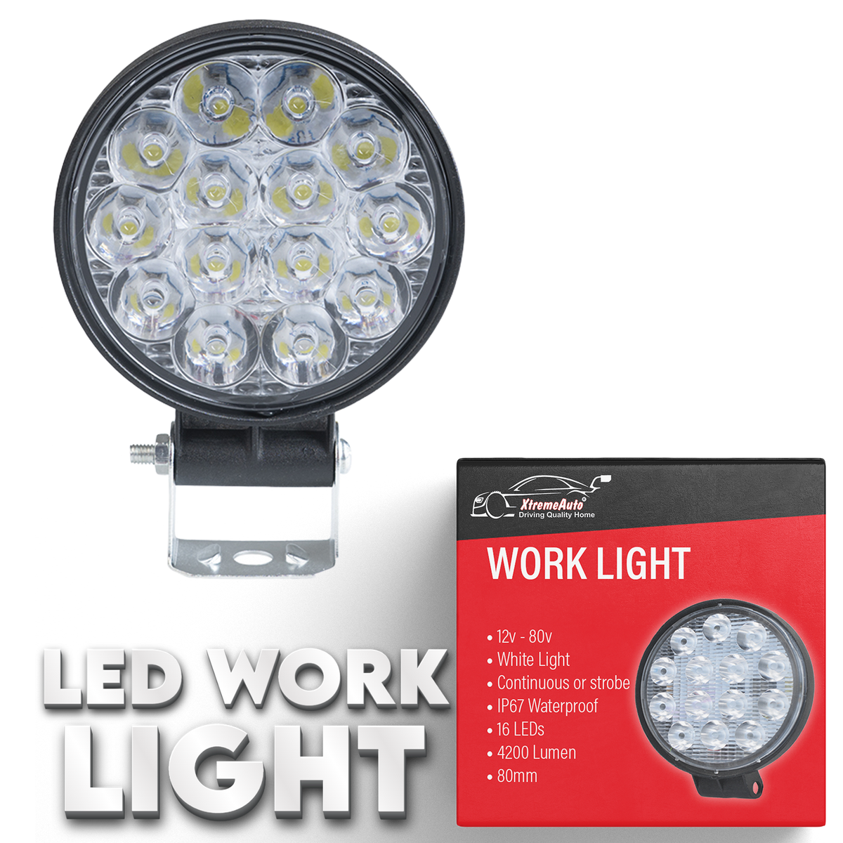 Round 12v Utility Lights