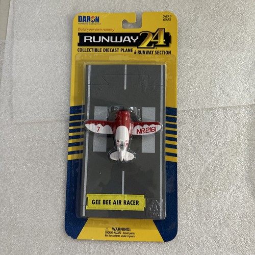 Gee Bee Air Racer 2 1/2" X 3 1/2 " Runway 241 Piece 7 1/4" Daron RW 160 ...
