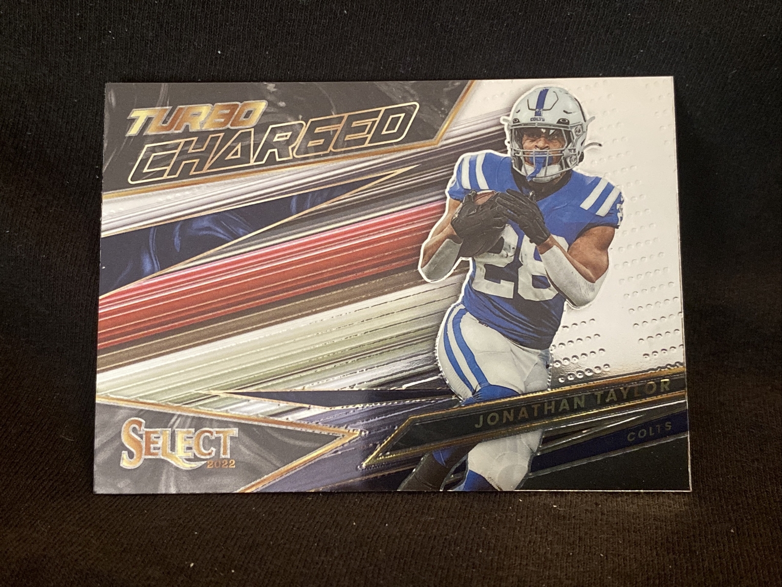 2022 Select Football Turbo Charged Jonathan Taylor TUR-7 Indianapolis ...