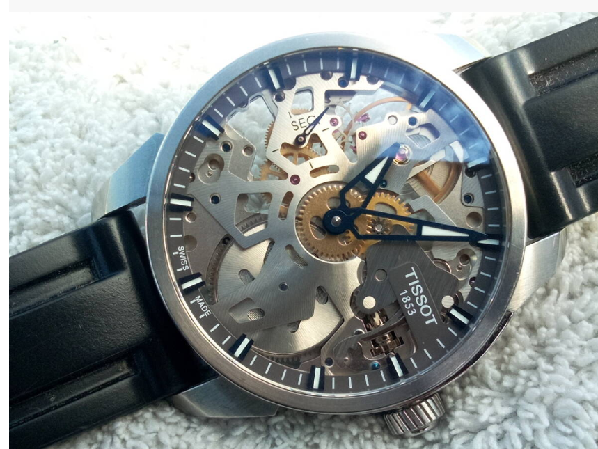 Used TISSOT T-Complication T070.405.16.411.00 Silver Unisex Watch JPN F ...