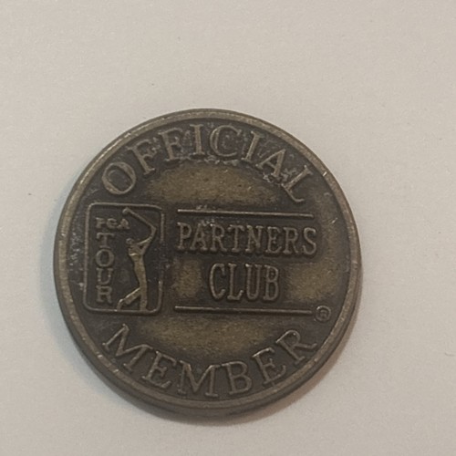 PGA Tour Partners Club Official Member Ball Marker Coin Token Sports ...