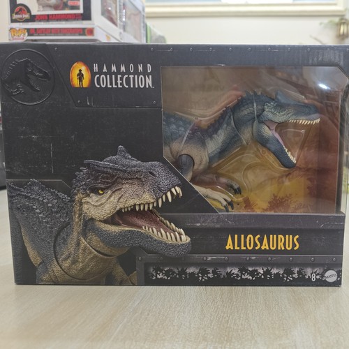 Mattel Jurassic World Hammond Collection Allosaurus Dinosaur Action ...