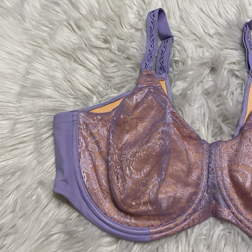 Modern Movement 40C Bra Purple Lace Underwire Back Closure | eBay