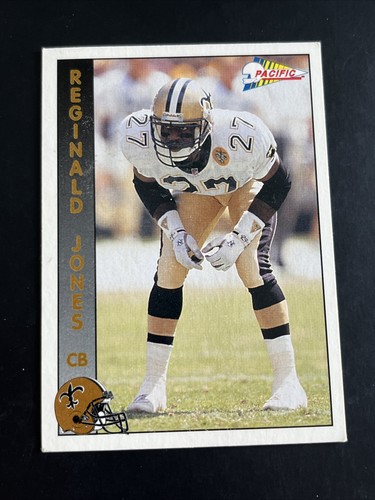 1992 Pacific NFL Football Card Reginald Jones New Orleans Saints #207 ...