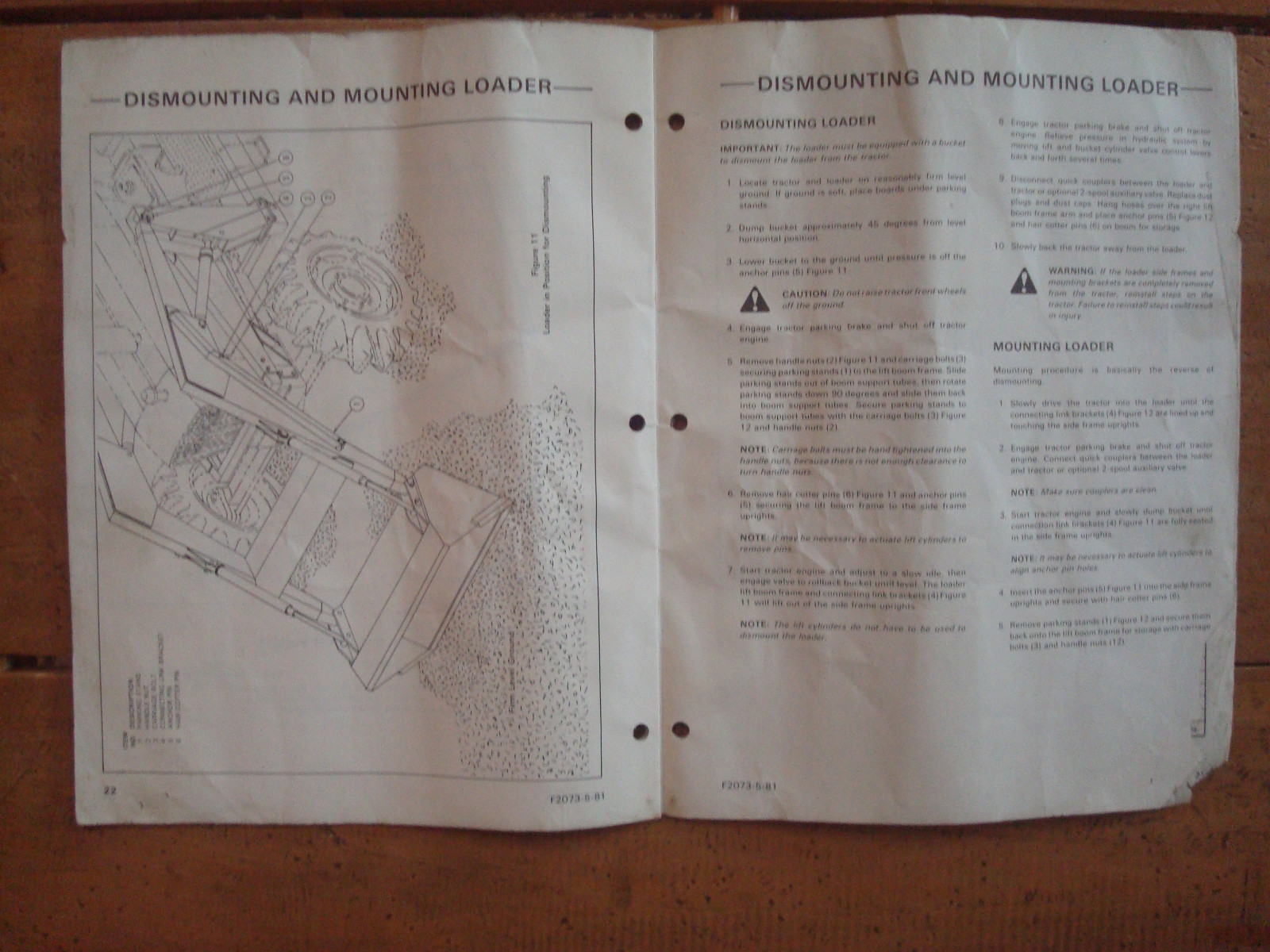 Ford Series 777F Farm Loader Operator's Manual. F2073-5-81 | eBay