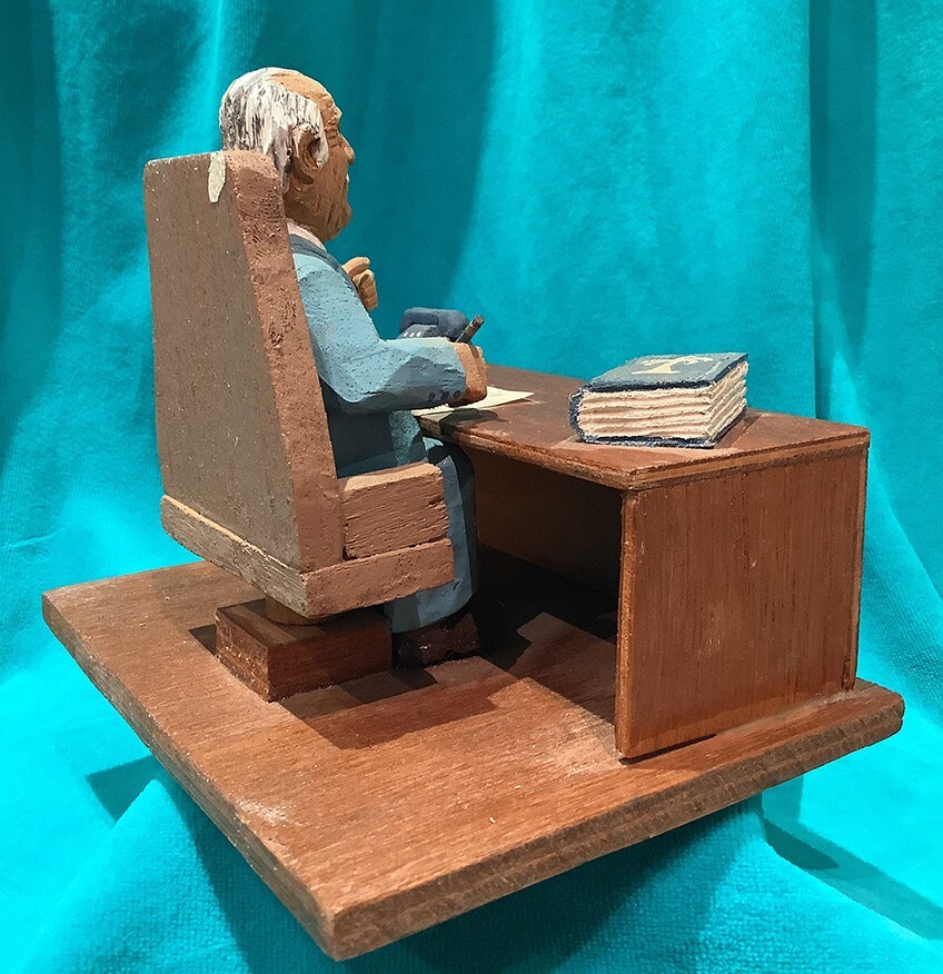 Gov. Luis A. Ferre vintage wood carving by Jose & Neftale Negron Puerto ...