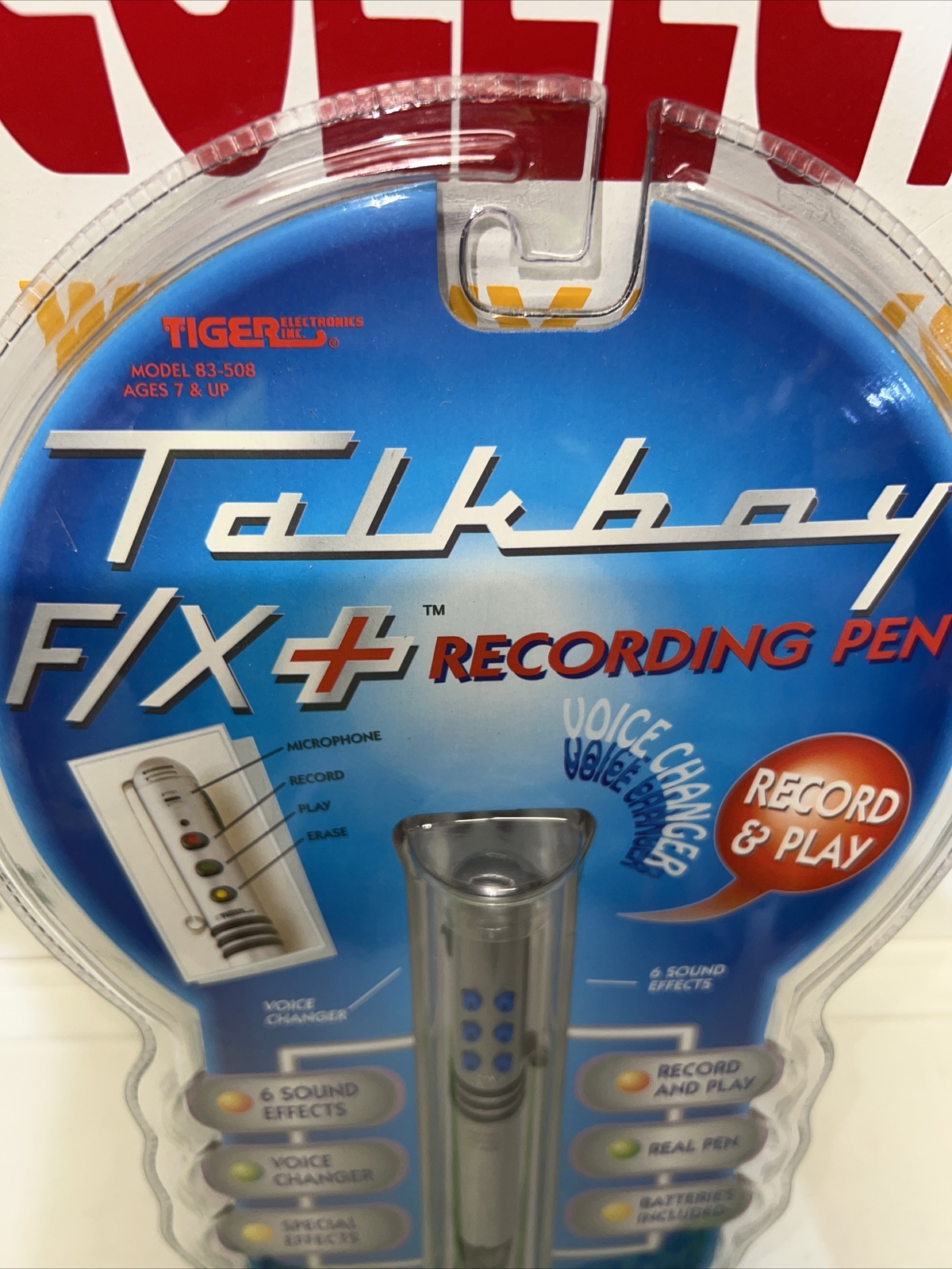 Vintage 1995 Tiger Talkboy F/x Recording Pen With Voice Changer Home ...