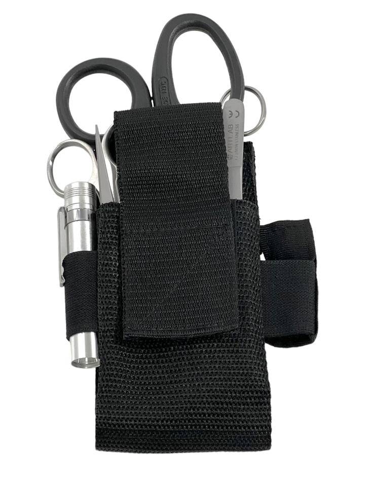 GERMAN 6 Black EMT Paramedic Tools Kit Scissor Forceps Shear Penlight ...