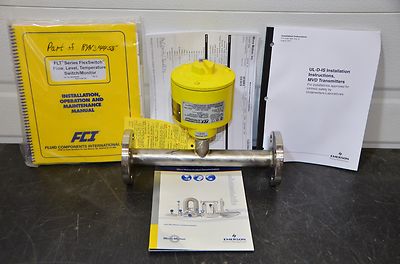 Fluid Components FLT93L Inline Flexswitch Flow Level Temperature Switch ...