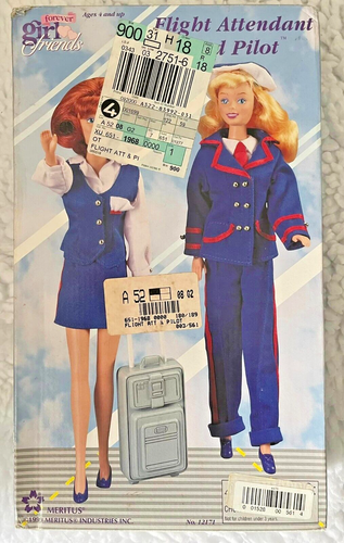 Meritus dolls flight attendant & Pilot | eBay