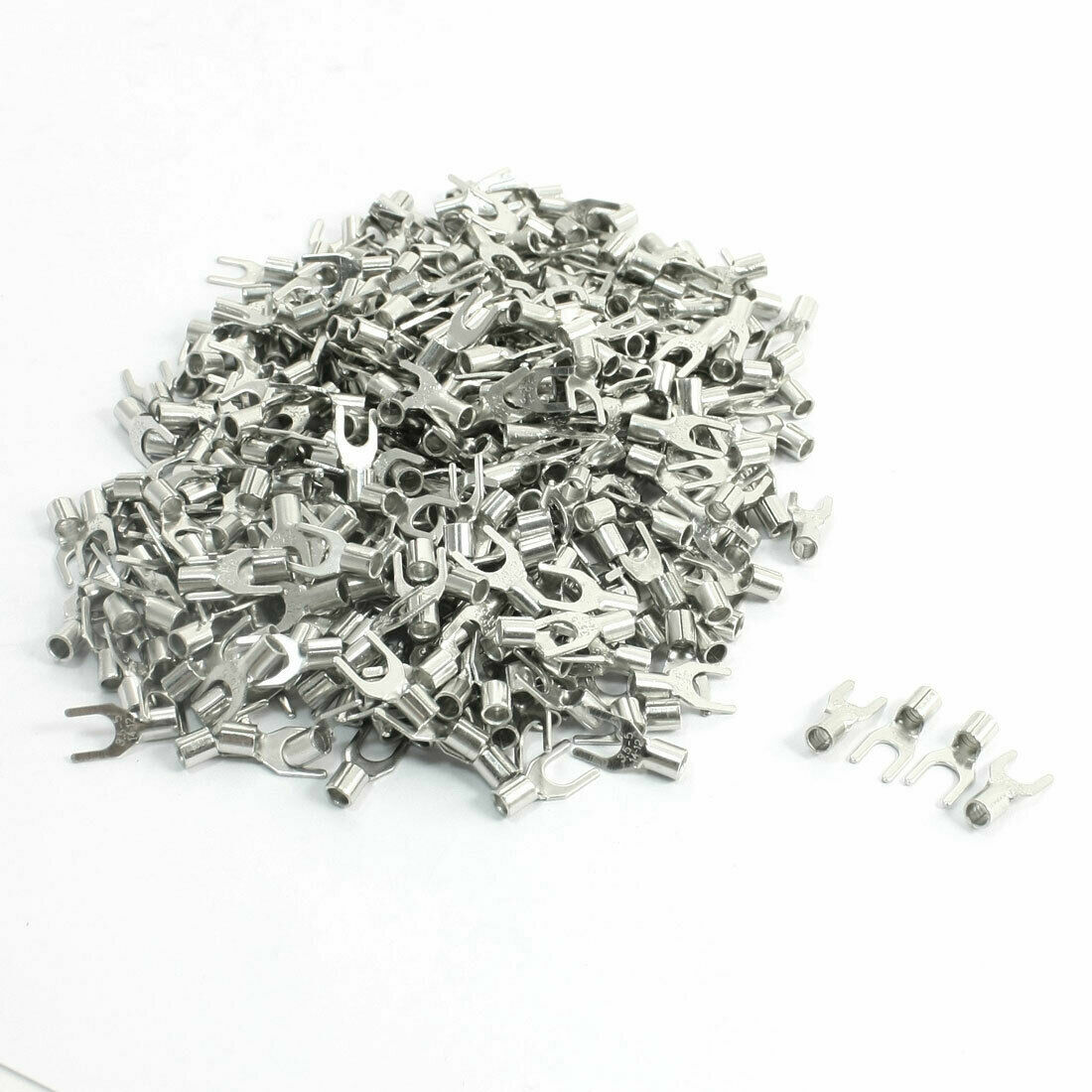 400PCS SNB3.5-5 SNB3.5-4 Wire Connector Non Insulated Fork Terminals | eBay