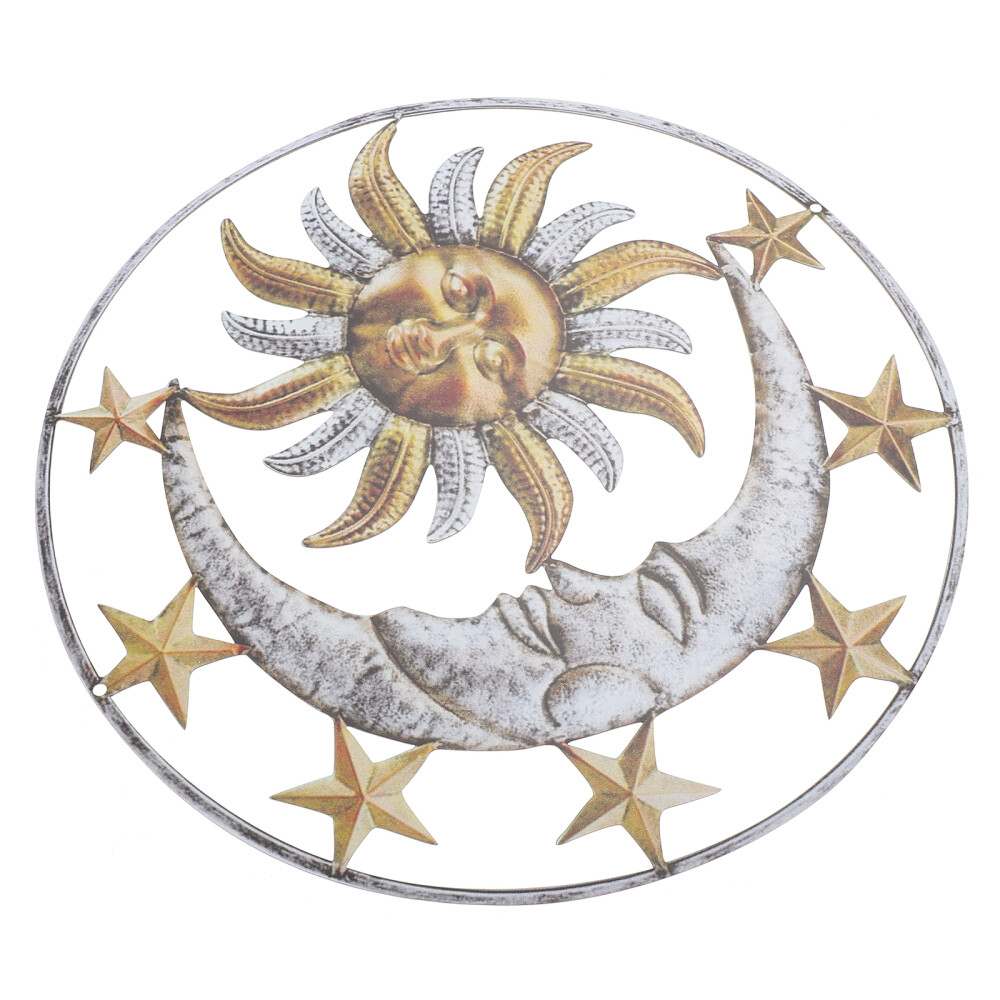 rustic metal sun Garden Wall Decor Sun and Moon Wall Decor Sun Wall ...