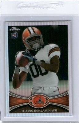 TRAVIS BENJAMIN 2012 TOPPS CHROME REFRACTOR ROOKIE BROWNS MIAMI ...