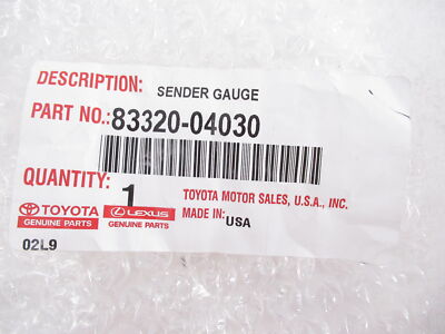 Genuine OEM Toyota 83320-04030 Sending Unit Fuel Gage Sender 2005-2016 ...