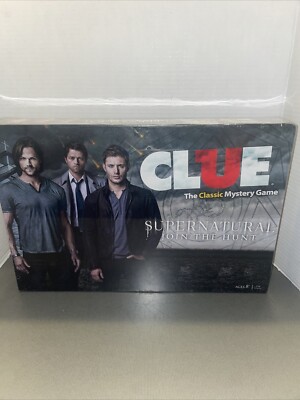 Supernatural Clue Board Game Join the Hunt 2014 Complete CW WB ...