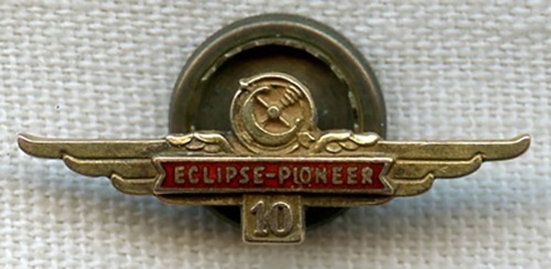 1940s Eclipse-Pioneer (Bendix Division) 10 Years of Service Lapel Pin 10K | eBay